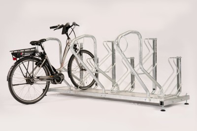 Fietsenrekken met of zonder aanbindvoorziening